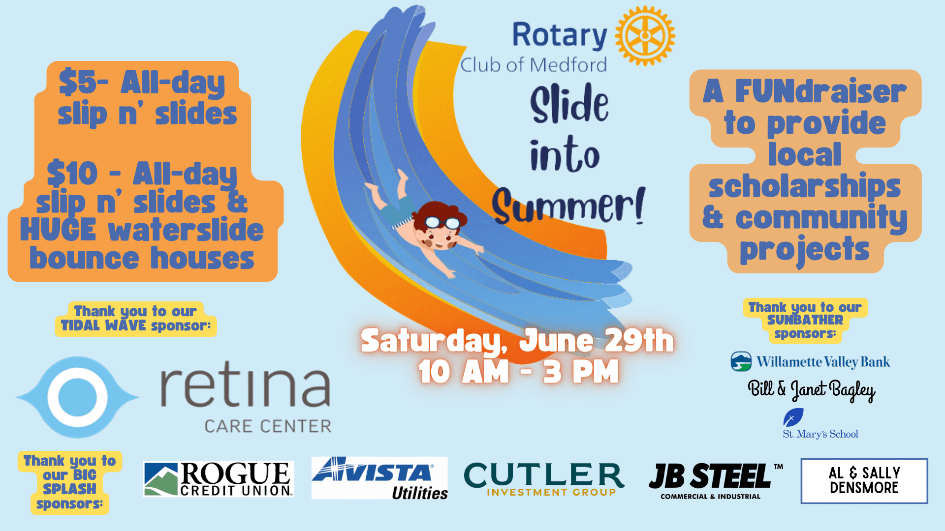 Slide into Summer - Rotary Club of Medford Oregon
